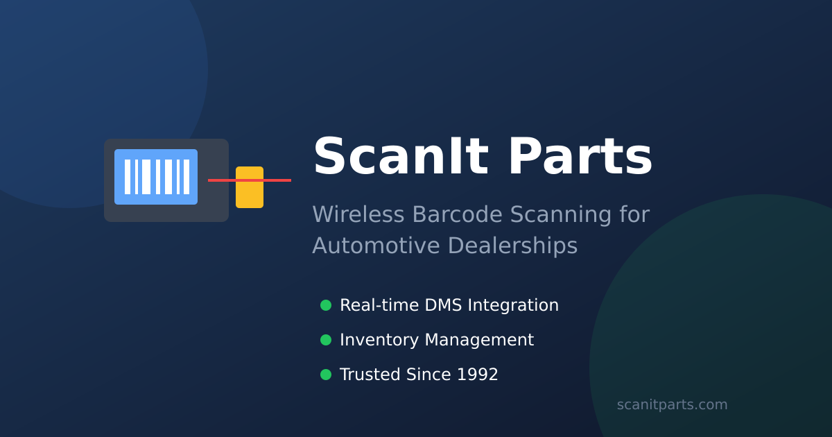 Changing Bin Locations - ScanIt Parts Academy